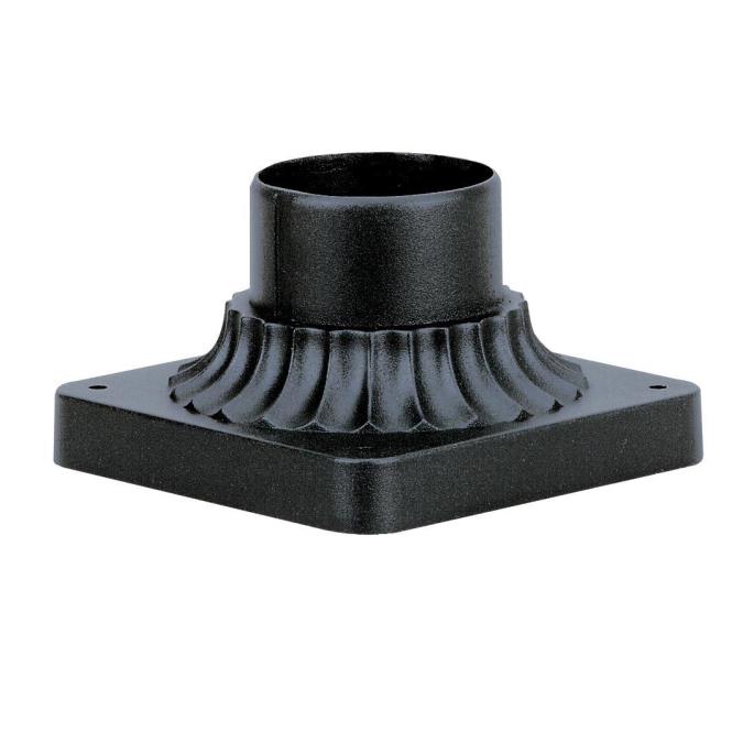 Pedestal Mount for Post-Top Fixture, Textured Black Finish | Westinghouse