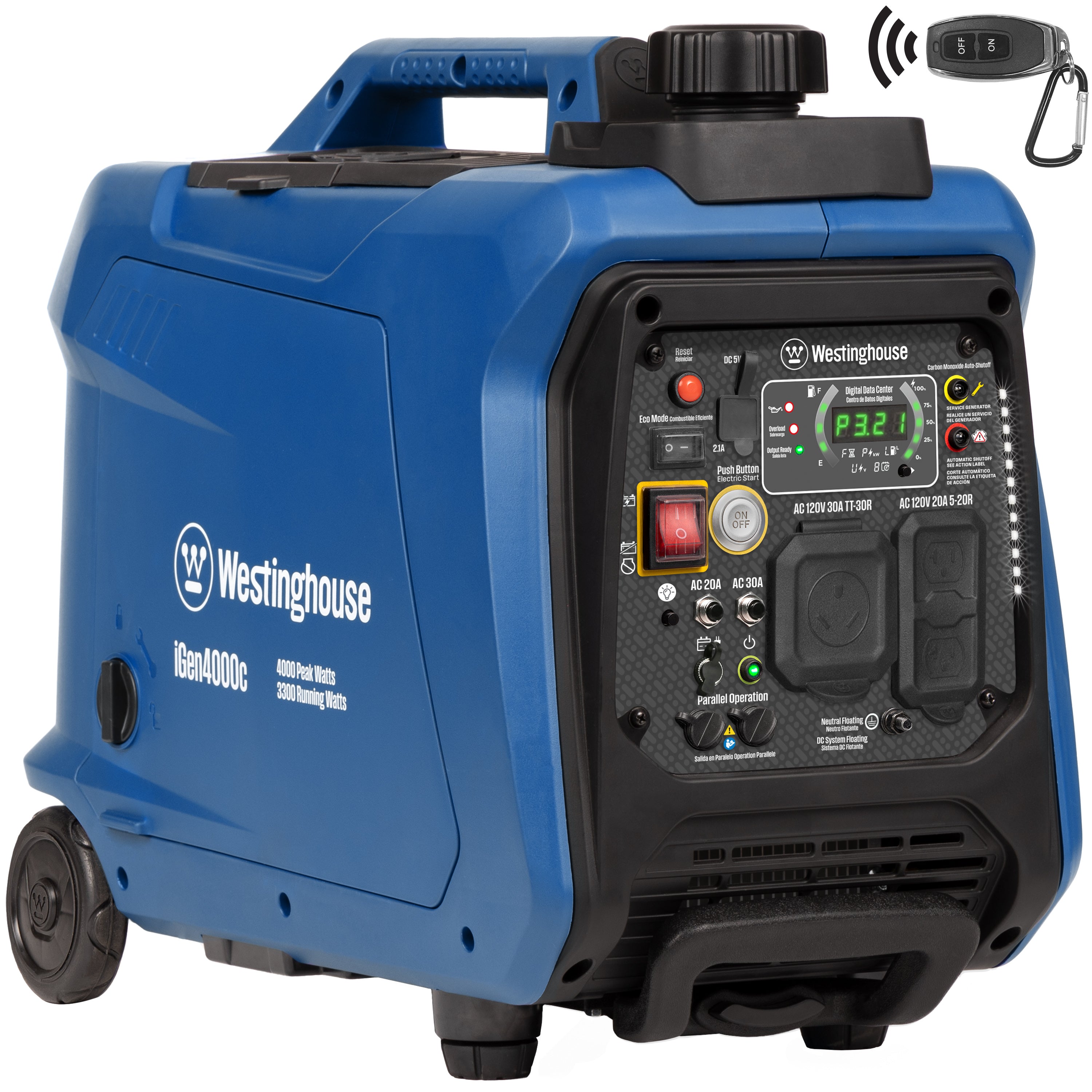 iGen4000c Inverter Generator with CO Sensor | Westinghouse