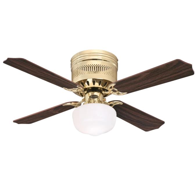 Casanova Supreme 42-Inch Four-Blade Indoor Ceiling Fan, Polished Brass ...